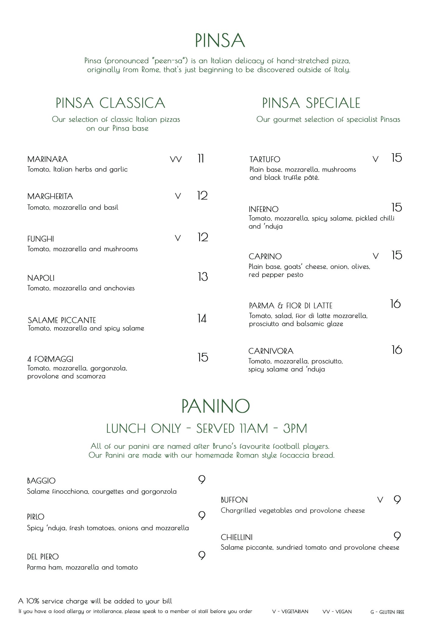 RISTORANTE ITALIANO - Buccellis